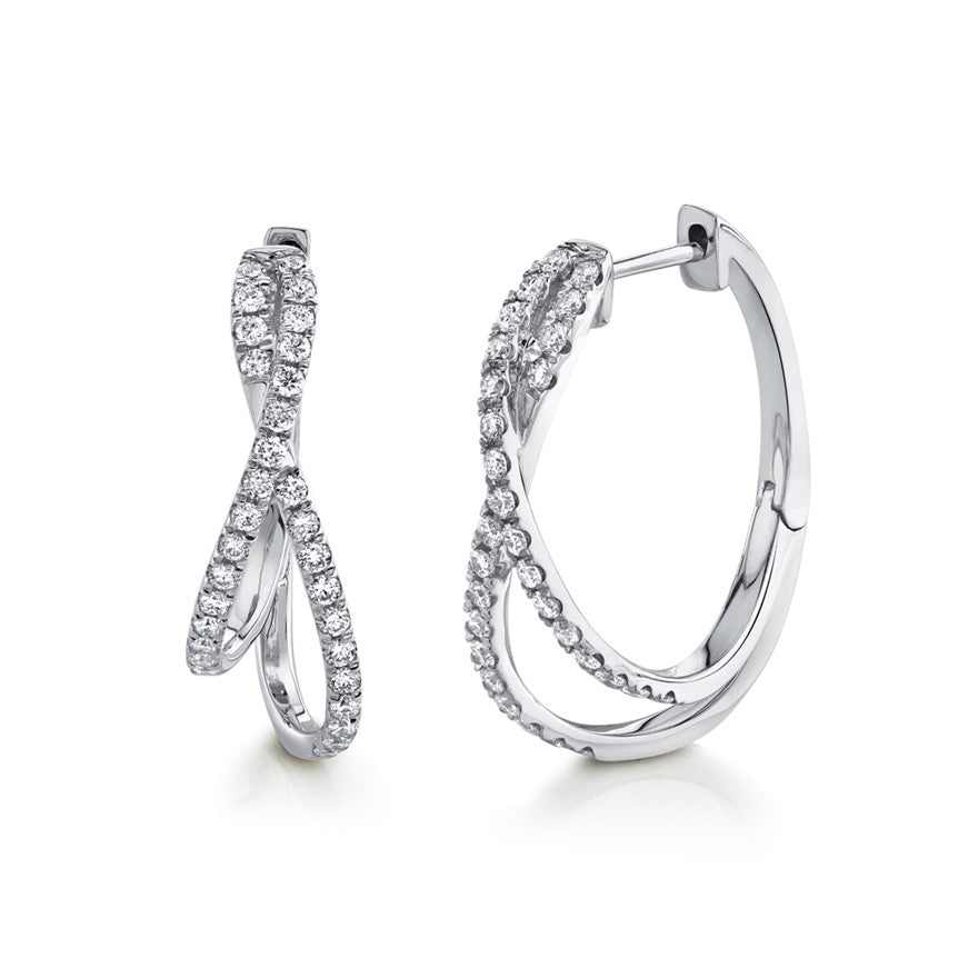 Oval Twist Hoops